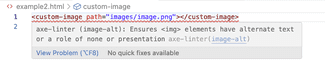 Linting Custom Components with the axe Accessibility Linter for VS Code or JetBrains IDEs ...