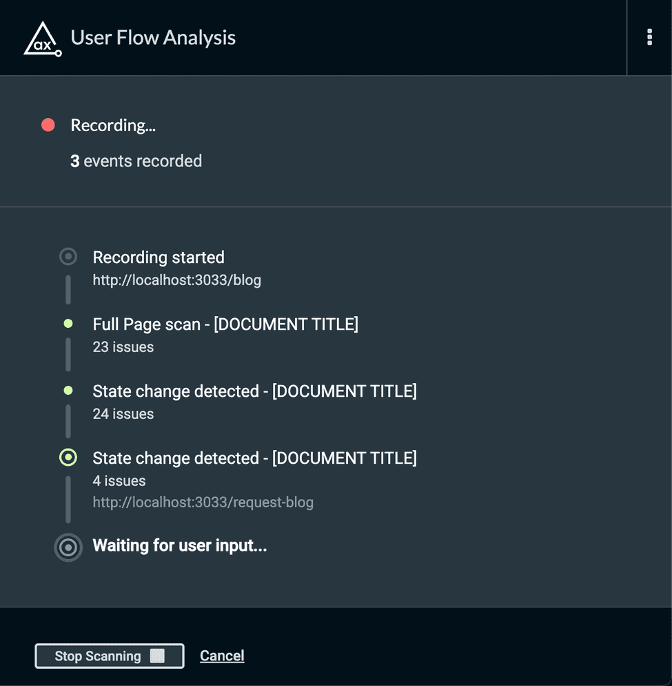 User Flow Analysis | Deque Docs